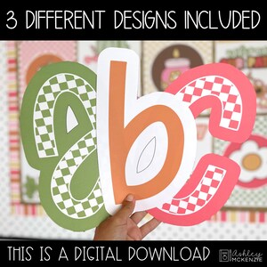 Fall Classroom Decor, A-Z Bulletin Board Letters, Punctuation, and ...