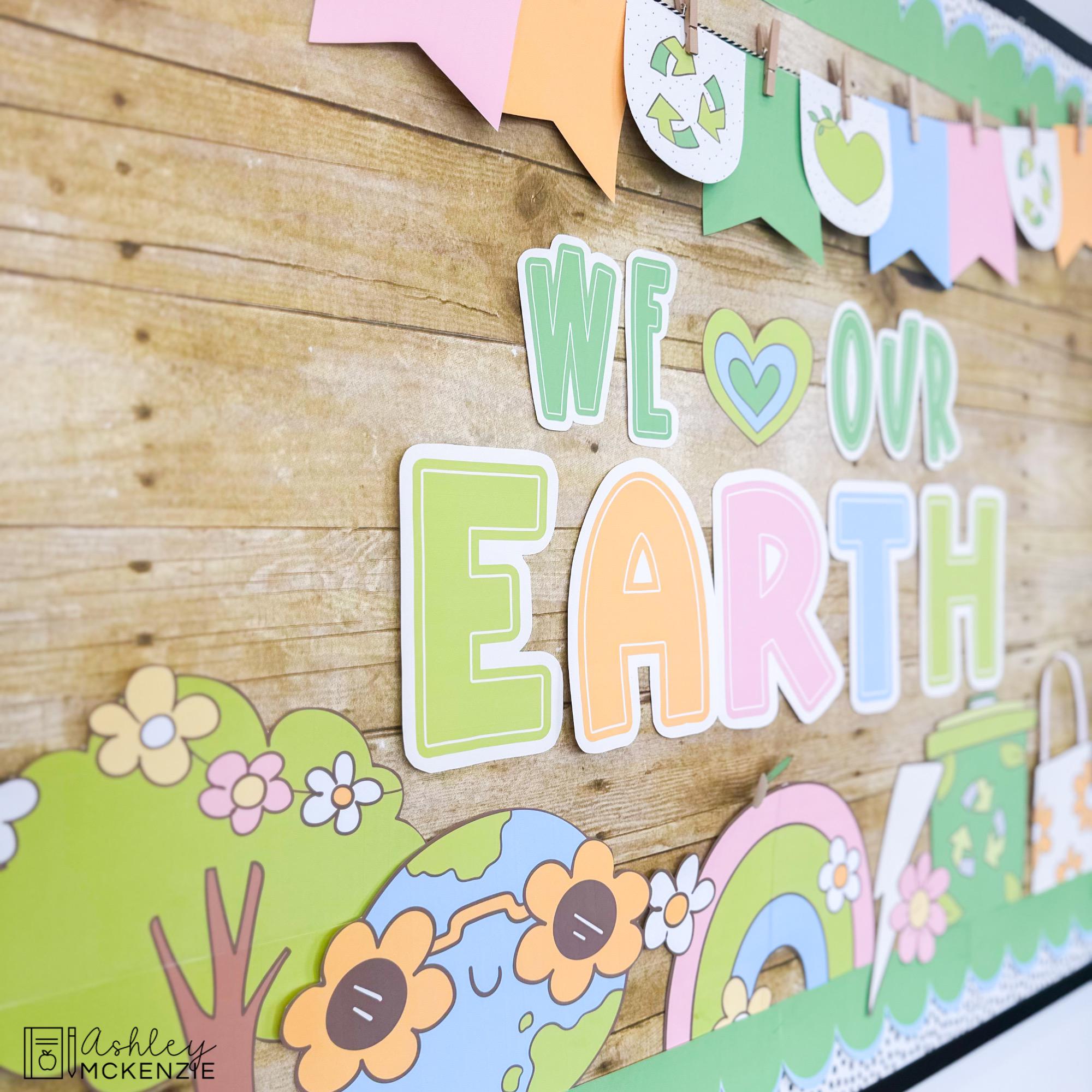 Earth Day Bulletin Board, April Bulletin Board Ideas, Printable Borders ...