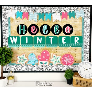 Winter Cookies Classroom Decor Bulletin Board Kit Classroom - Etsy