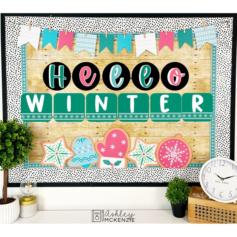 Winter Cookies Classroom Decor Bulletin Board Kit Classroom - Etsy