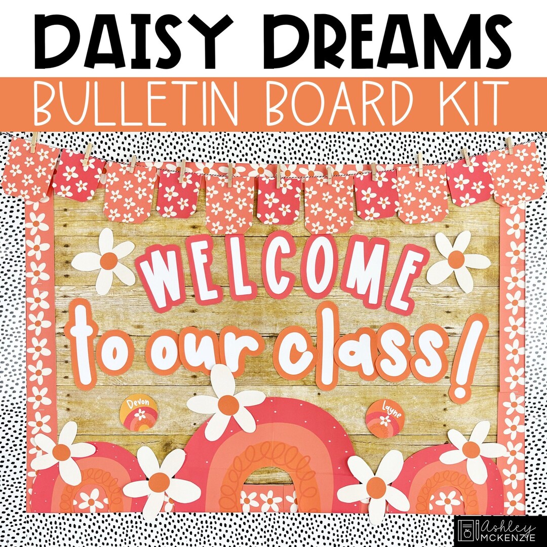 Daisy Dreams Back to School Bulletin Board Kit, Easy and Modern ...