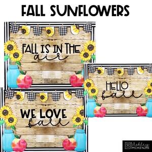 Fall Bulletin Board Kits Bundle, Back to School, Autumn Classroom Decor ...