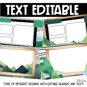 Scandi Mountains Google Slides and Powerpoint Templates, Calm Class ...
