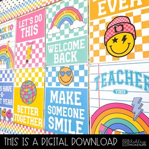 Back to School Classroom Decor BTS Smiles Fall Bulletin Board Kit ...