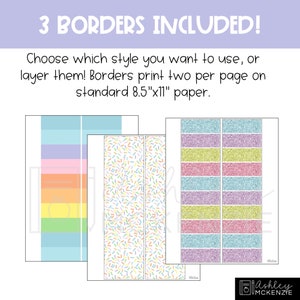 Pastel Sweets Back to School Bulletin Board Kit Pastel Classroom Door ...