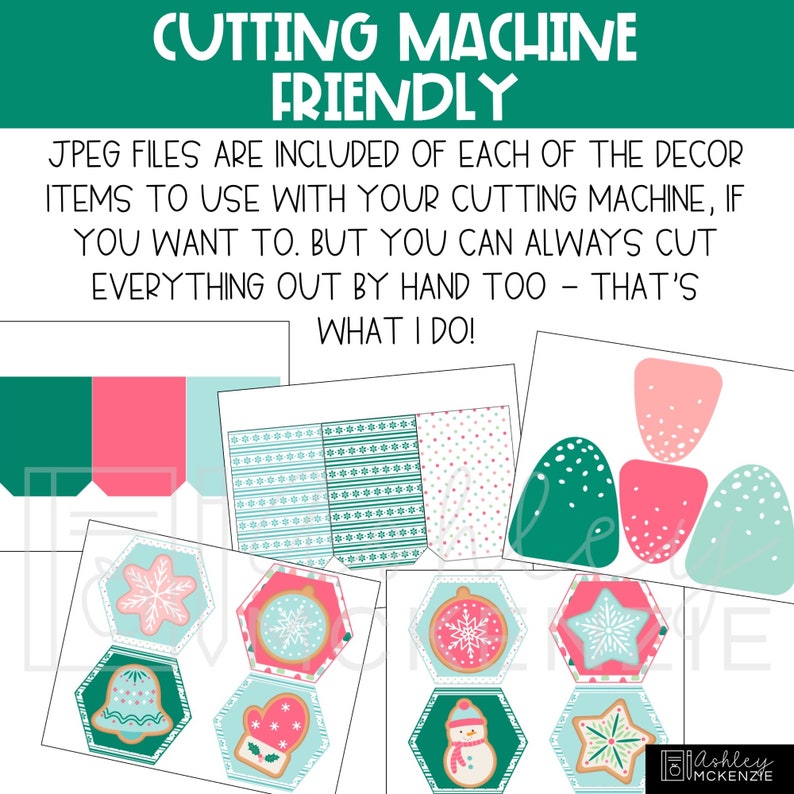 Winter Cookies Classroom Door Decor Kit Easy Holiday - Etsy