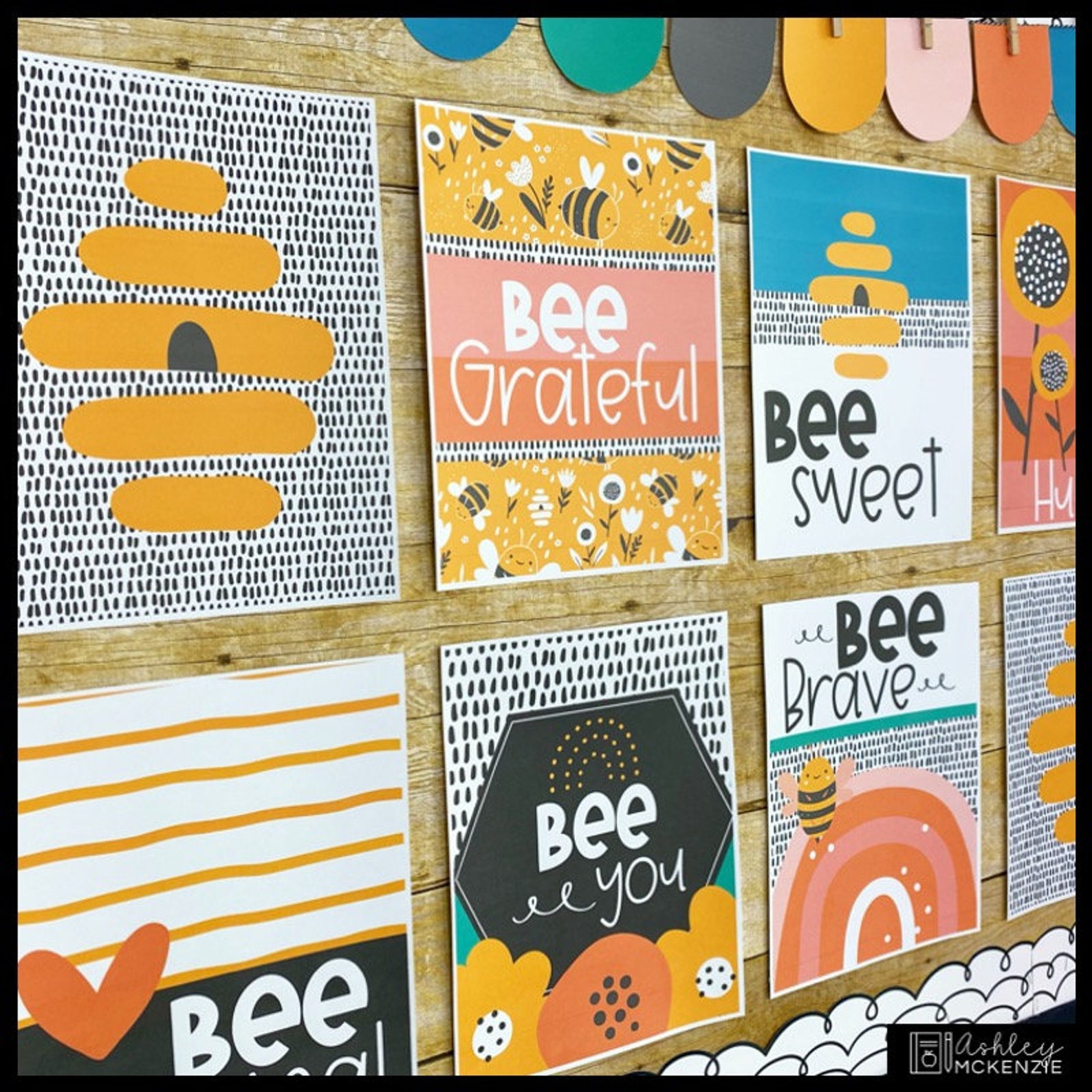 Honey Bee Classroom Posters Easy and Modern Classroom - Etsy