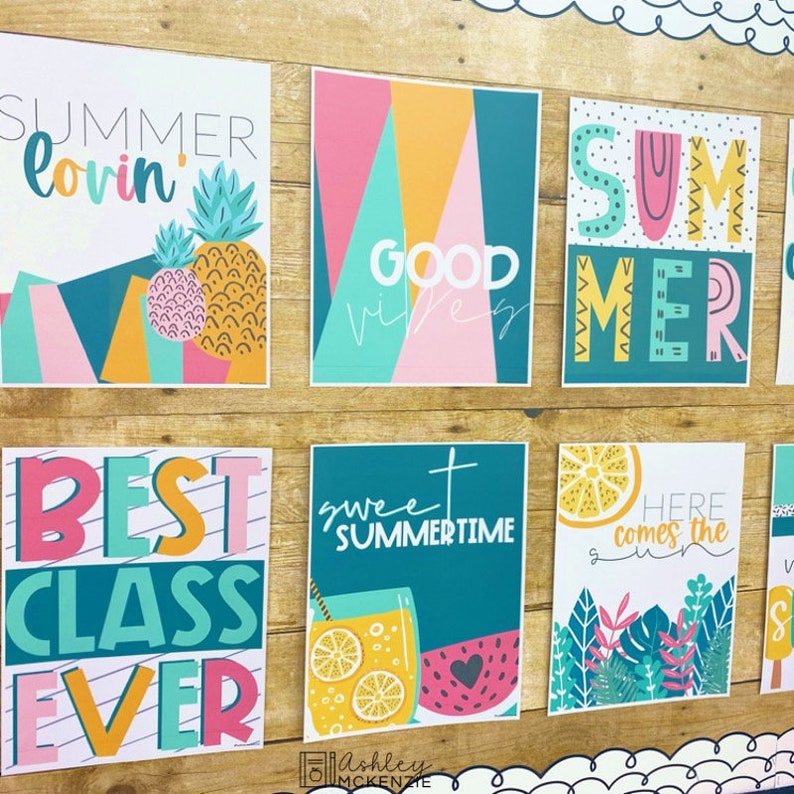 Sweet Summer Bulletin Board or Classroom Door Decor Easy and - Etsy