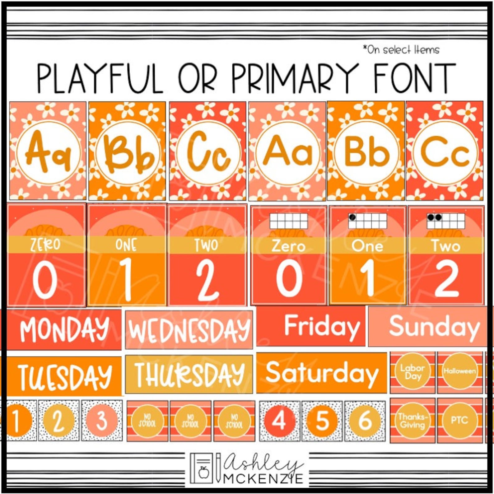 Daisy Themed Classroom Decor Bundle Bright Colors Editable Classroom ...