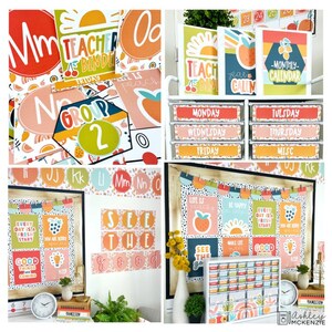 Modern Fruit Themed Classroom Decor Bundle, Editable Decor, Easy and ...