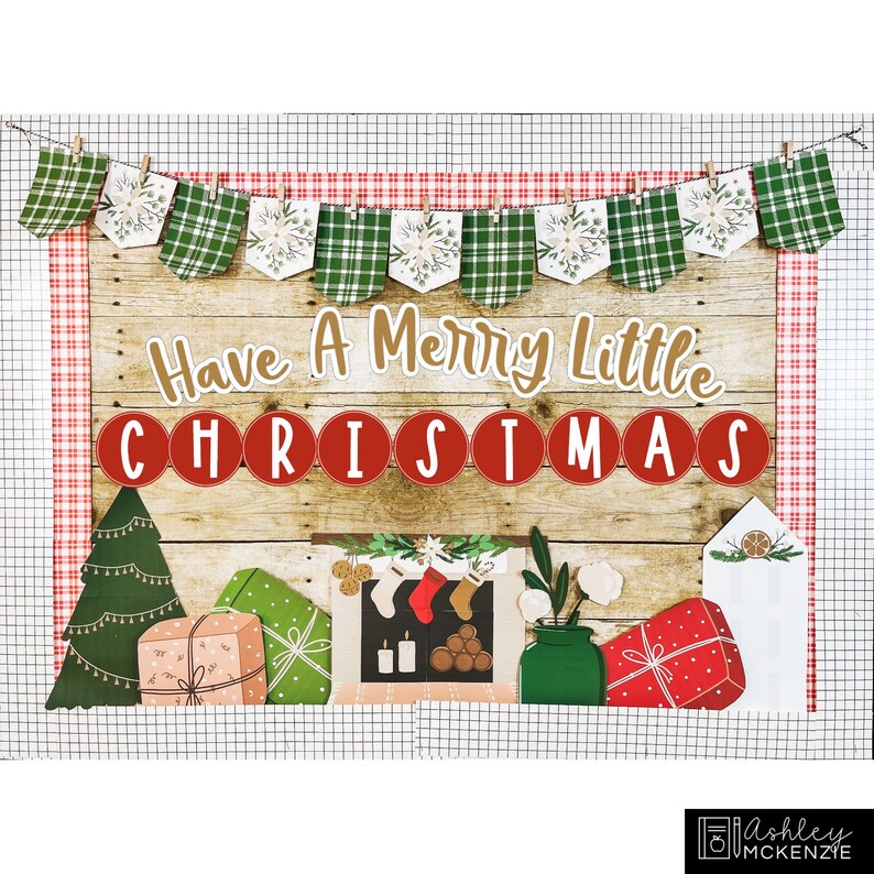 Modern Christmas Bulletin Board December Bulletin Board Ideas Winter ...