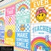 Back to School Classroom Posters BTS Smiles Theme Text Editable Posters ...