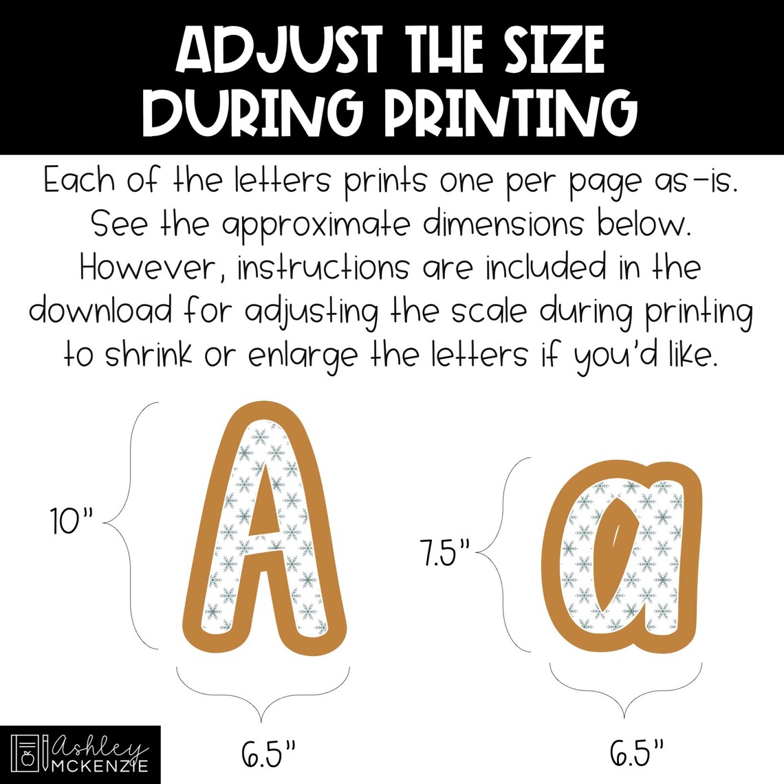 Winter Chill Classroom Decor, Primary Font A-Z Bulletin Board Letters ...