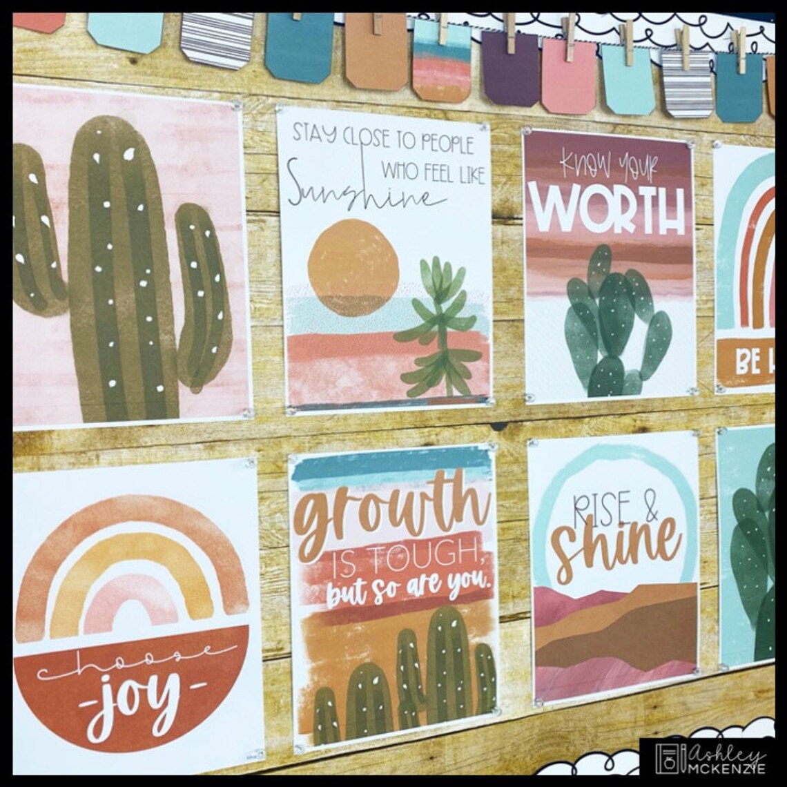 Boho Desert Classroom Posters Easy and Modern Classroom - Etsy