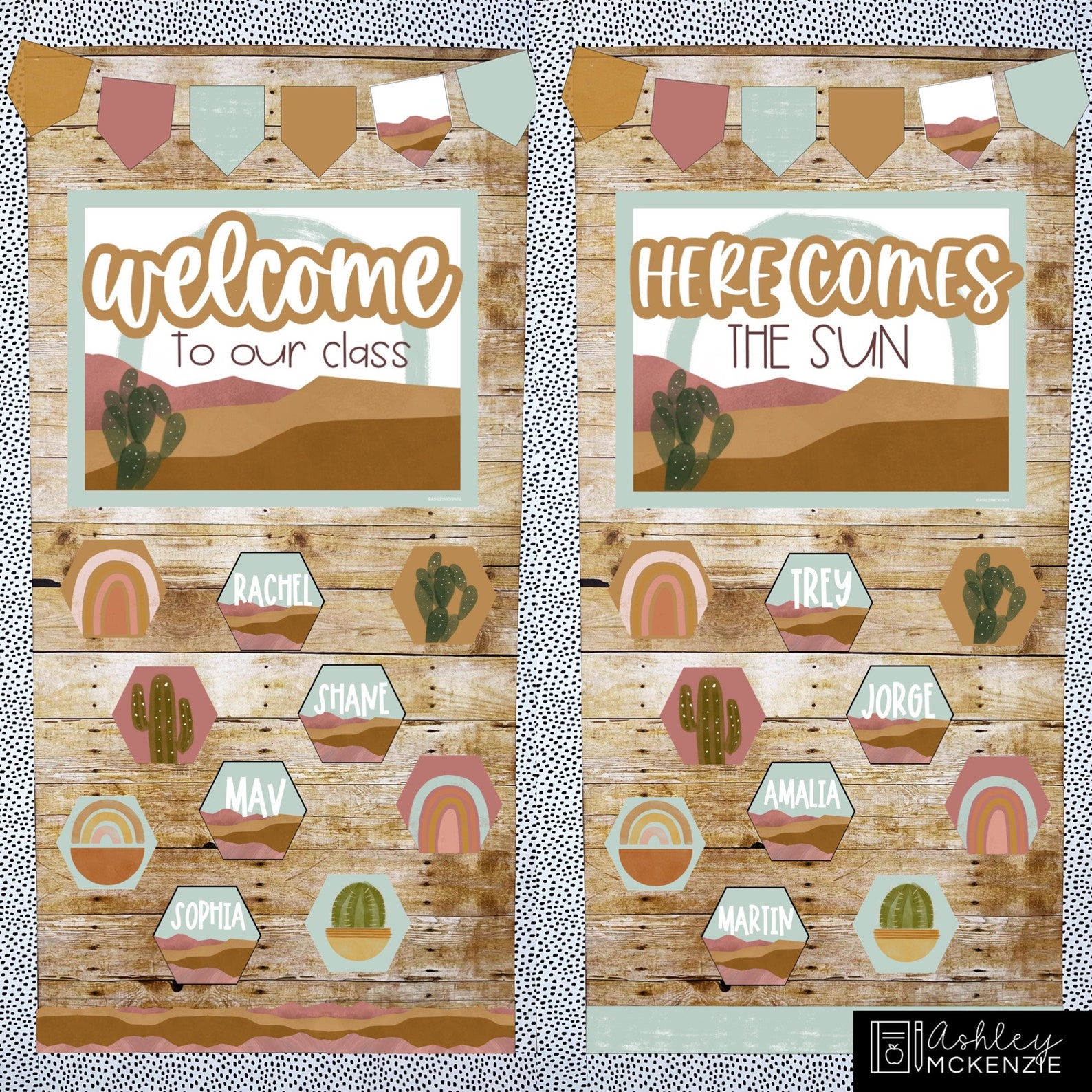 Boho Desert Classroom Decor, Bulletin Board Kit, Classroom Posters ...