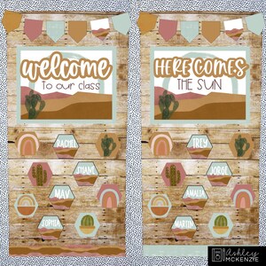 Boho Desert Classroom Decor, Bulletin Board Kit, Classroom Posters ...