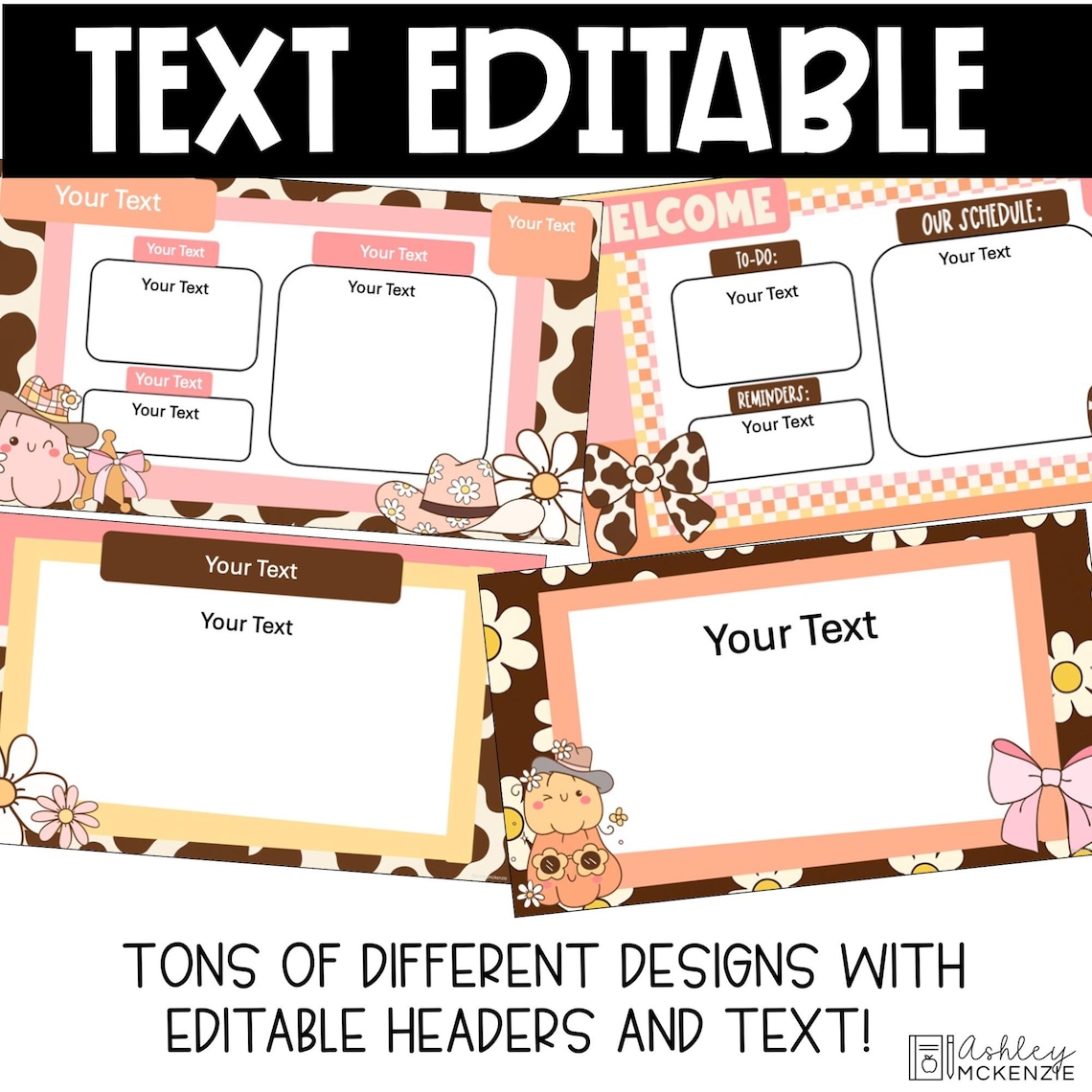 Giddy up Fall Slide Templates September Daily Slides for Google Slides ...