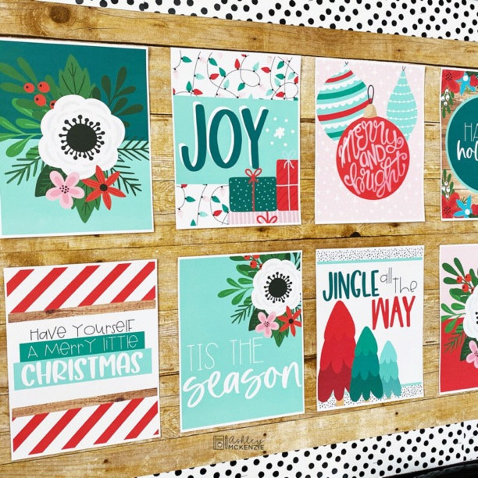 Christmas Cheer Classroom Posters Easy Holiday Classroom - Etsy