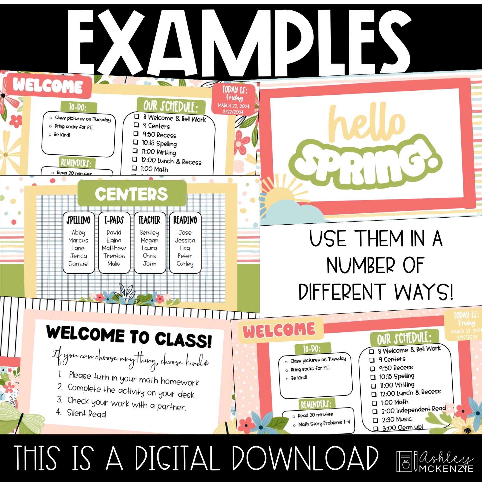 Spring Slides, March Google Slides and Powerpoint Templates, Fresh ...