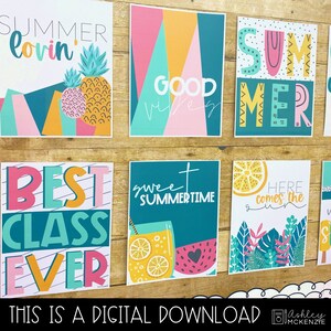 Sweet Summer Bulletin Board or Classroom Door Decor, End of Year ...