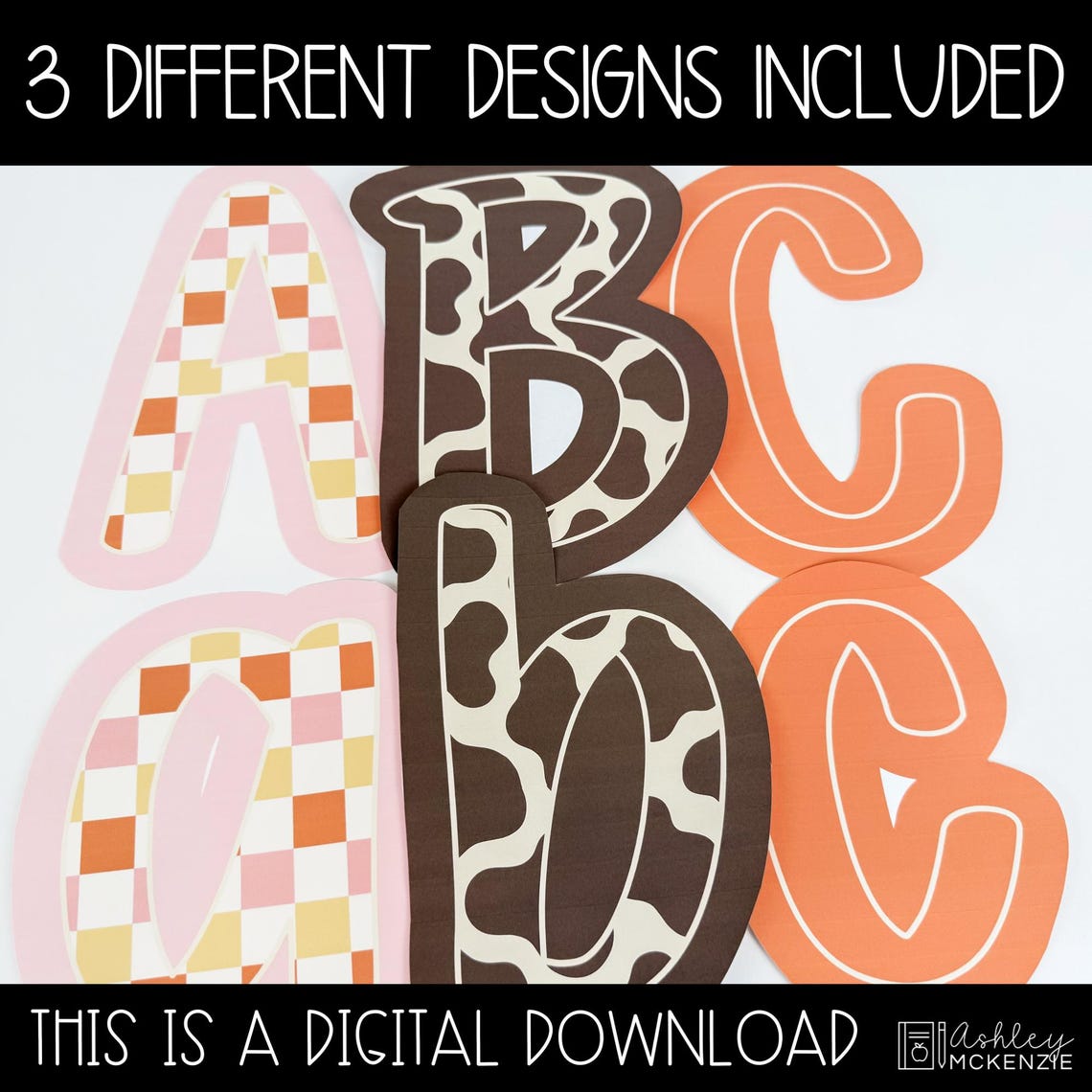 Giddy up Fall Bulletin Board Letters Primary Font Printable Bulletin ...