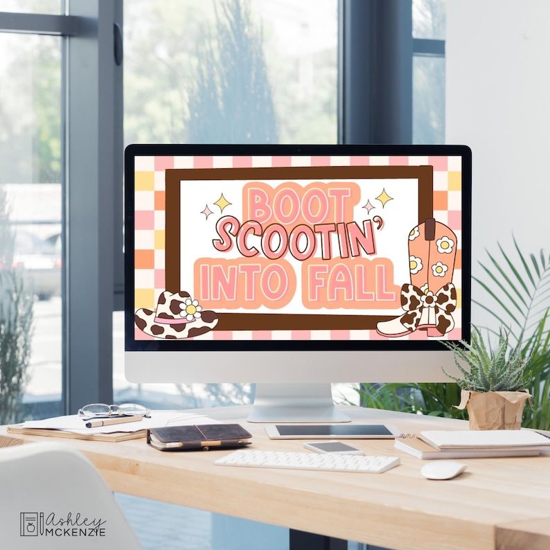 Giddy up Fall Slide Templates September Daily Slides for Google Slides ...