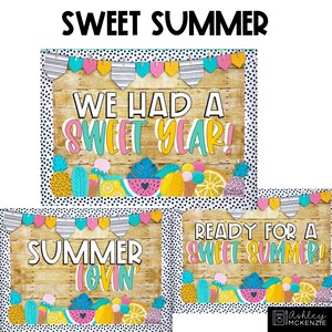 Summer Bulletin Board Kits Bundle, Seasonal Classroom Decor, Easy and ...
