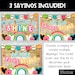 Neon Bright Classroom Decor Back to School Bulletin Board Ideas ...