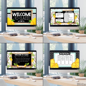Daily Slides Morning Meeting Templates Bundle for All Year Digital ...