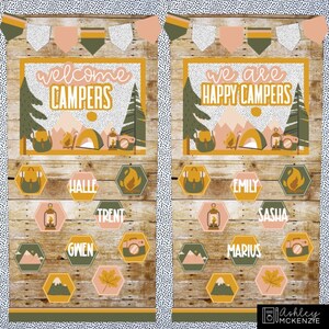 Camping Adventure Classroom Door Decor Kit Back to School Door ...