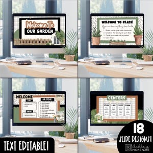 Modern Garden Bulletin Board Ideas Back to School Classroom Decor ...