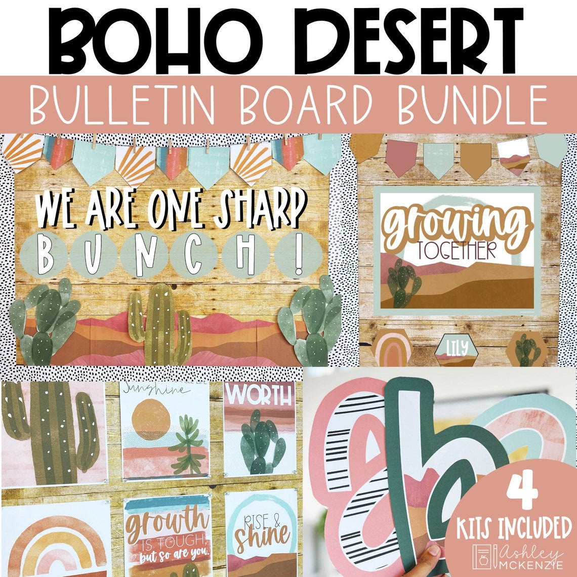 Boho Desert Classroom Decor, Bulletin Board Kit, Classroom Posters ...