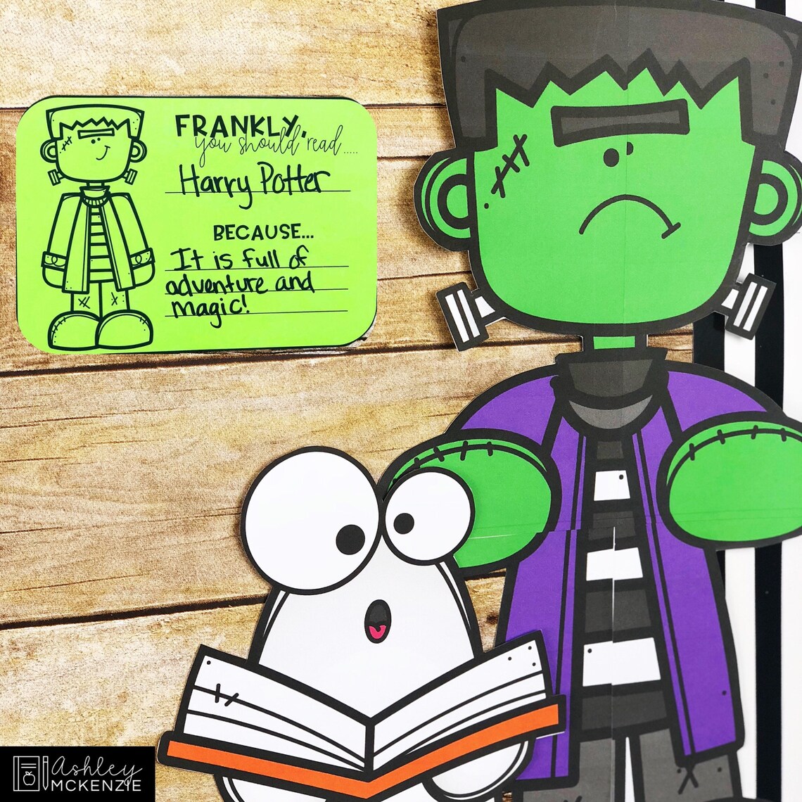 Halloween Frankenstein Bulletin Board or Classroom Door Decor - Etsy