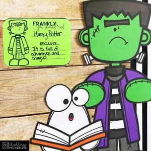 Halloween Frankenstein Bulletin Board or Classroom Door Decor, Easy ...