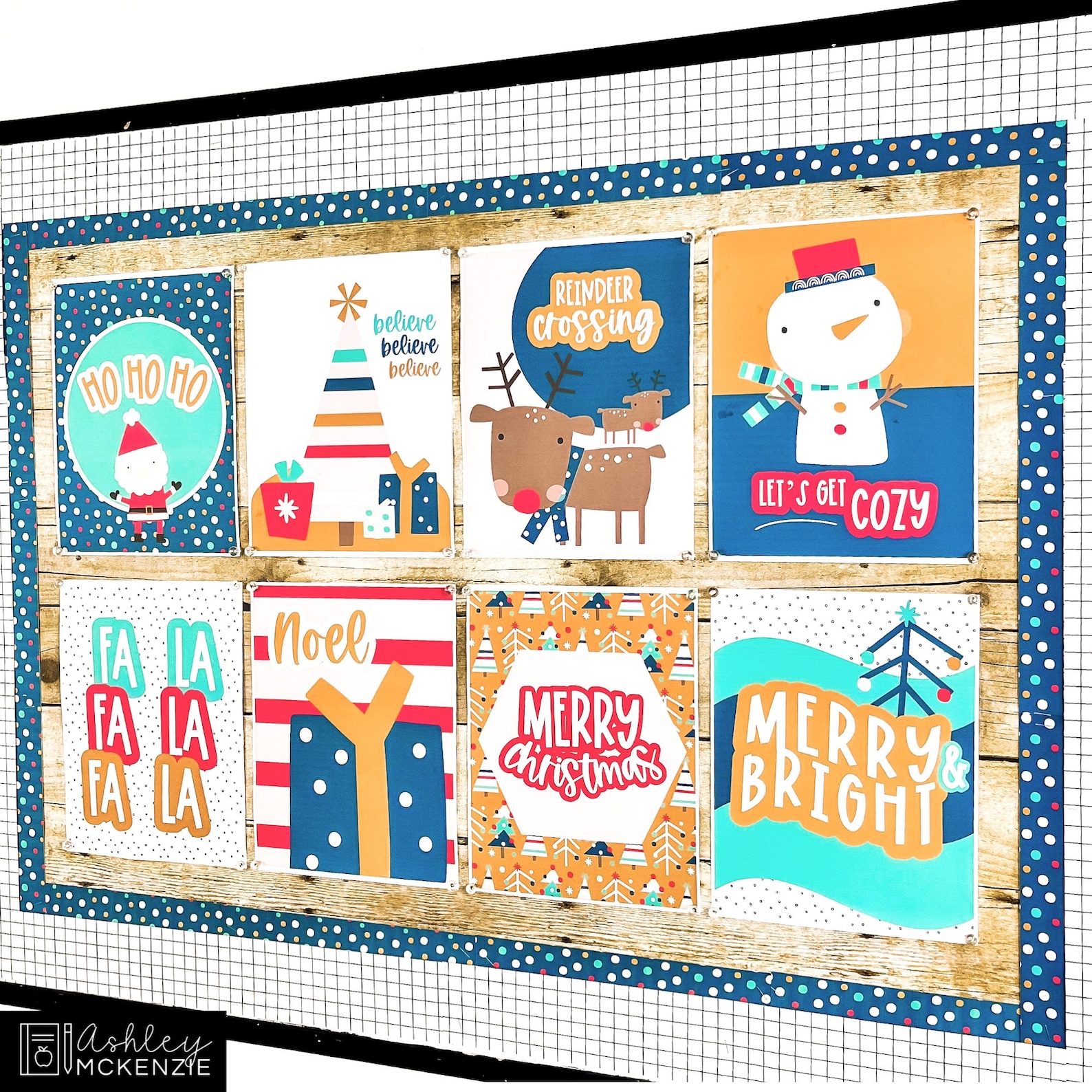 Festive Christmas Holiday Classroom Posters December Theme - Etsy