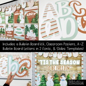Winter Chill Classroom Decor, Holiday Season, Bulletin Board Kit ...