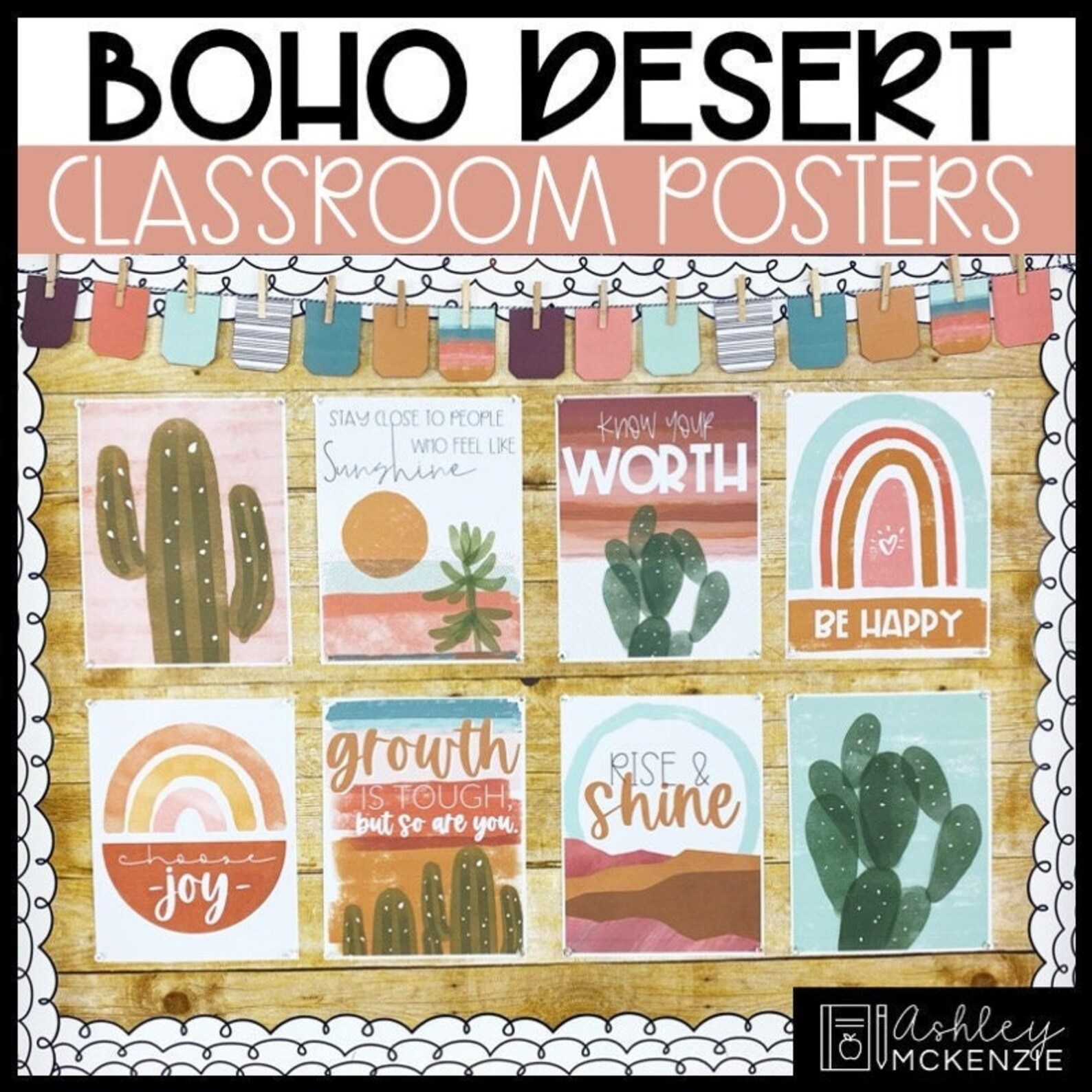 Boho Desert Classroom Posters Easy and Modern Classroom - Etsy