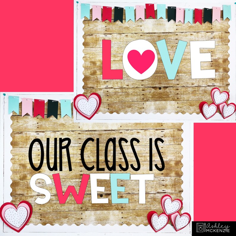 Valentine's Day Bulletin Board or Classroom Door Decor - Etsy