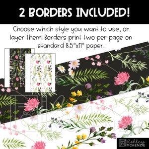 Wildflowers Back to School Bulletin Board Kit Calm Classroom Decor ...