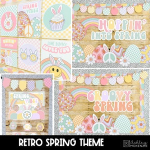 Retro Holidays and Seasonal Classroom Decor, Bulletin Board Kits ...