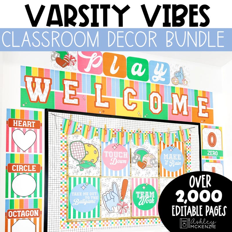 Summer Classroom Decor - Etsy