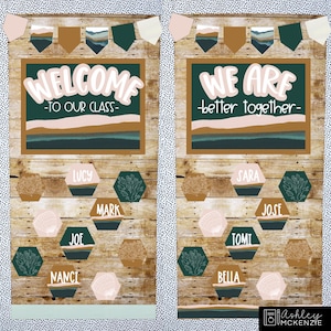 Ocean Classroom Decor Calm Coastal Bulletin Board Ideas Editable ...