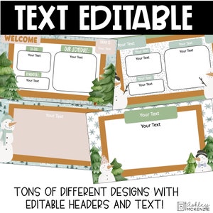 Winter Chill Themed Google Slides and Powerpoint Templates, Seasonal ...