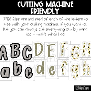 Fall Sunflowers Classroom Decor, Primary Font A-Z Bulletin Board ...