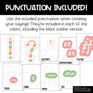 Christmas Bulletin Board Letters, Primary Font, Printable December ...