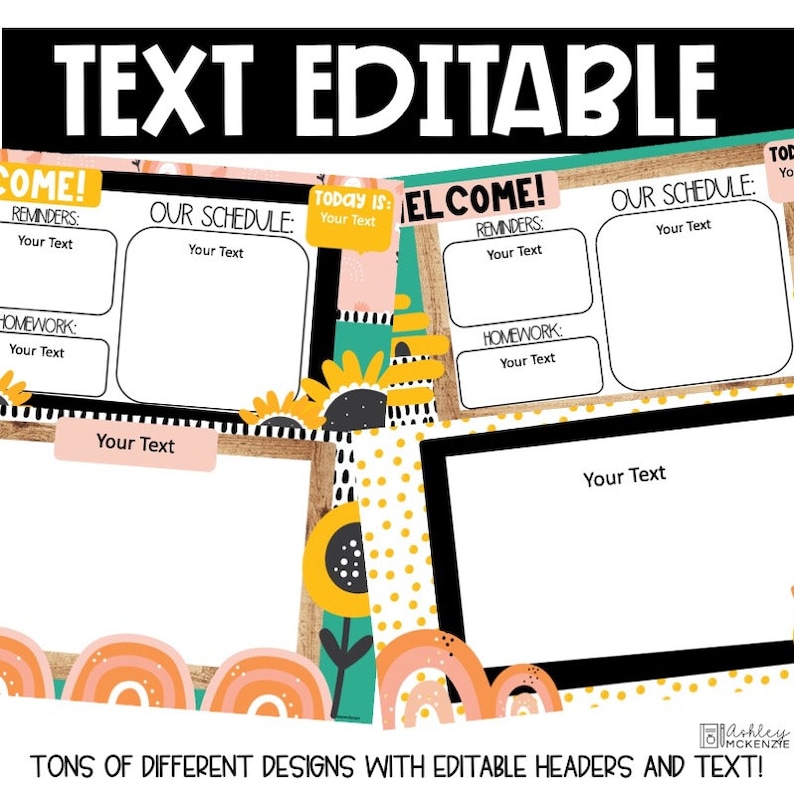 Honey Bee Google Slides and Powerpoint Templates Bright Class - Etsy