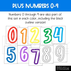 Primary Colors Primary Font A-Z Bulletin Board Letters, Punctuation ...