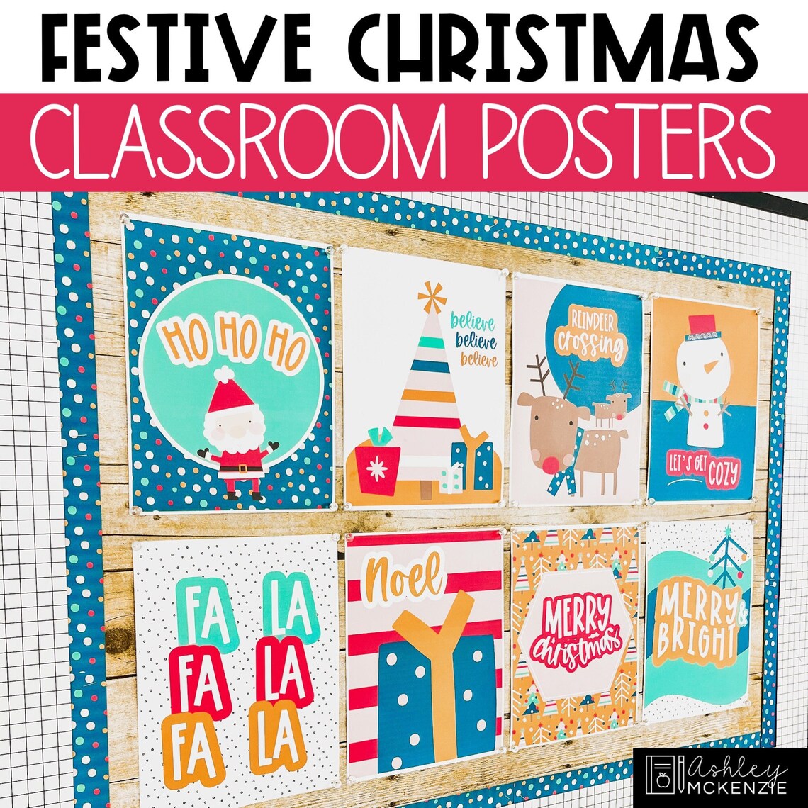 Festive Christmas Holiday Classroom Posters December Theme - Etsy