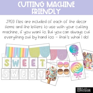 Pastel Sweets Back to School Bulletin Board Kit Pastel Classroom Door ...