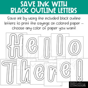 Modern Check Classroom Decor, Primary Font A-Z Bulletin Board Letters ...